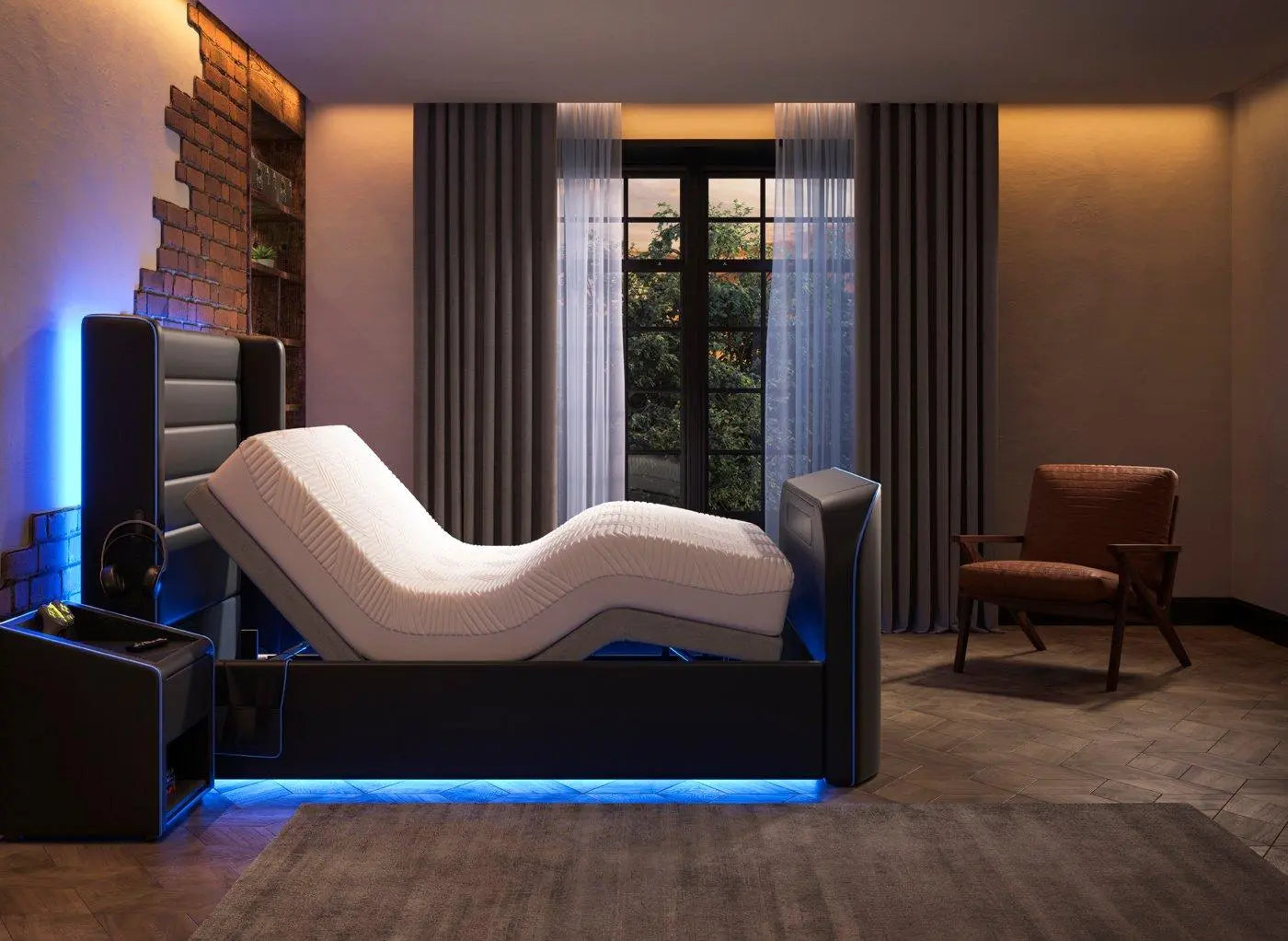 Drift Gaming Sleepmotion 400i Adjustable TV Bed Frame - Black – Myza