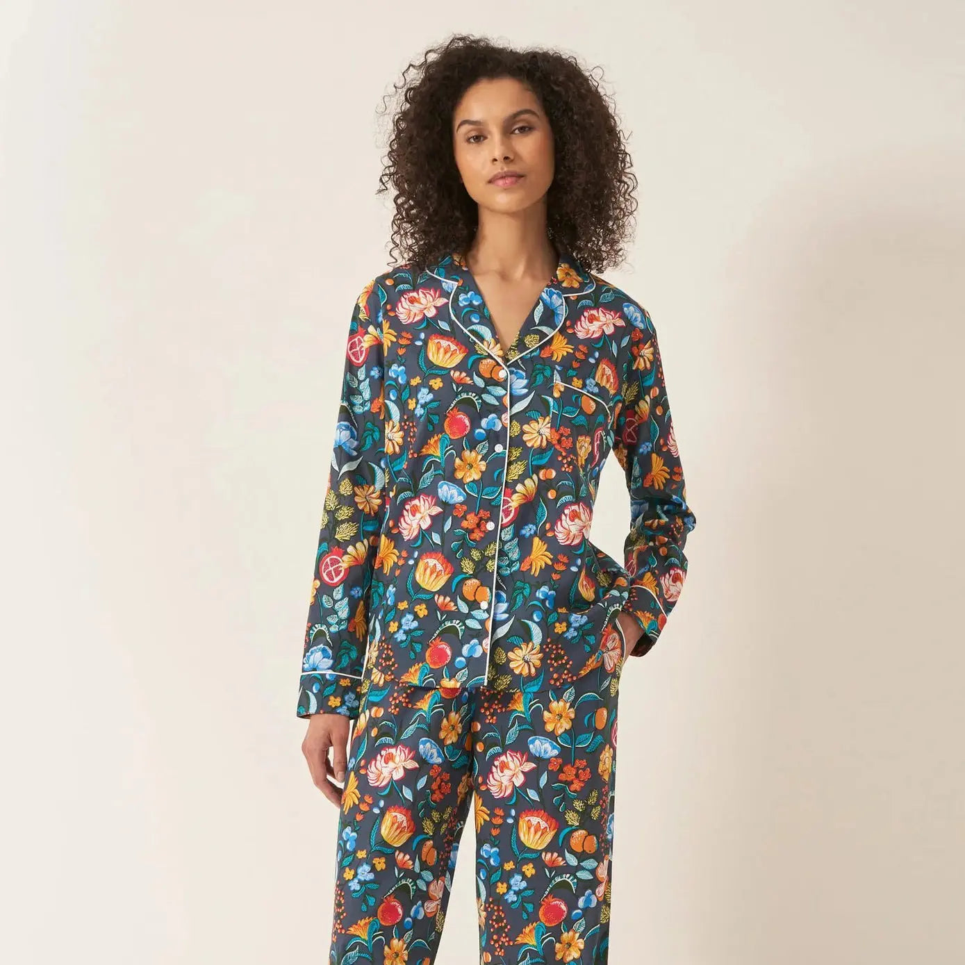 Women's Navy Pyjamas & Nightwear – Myza
