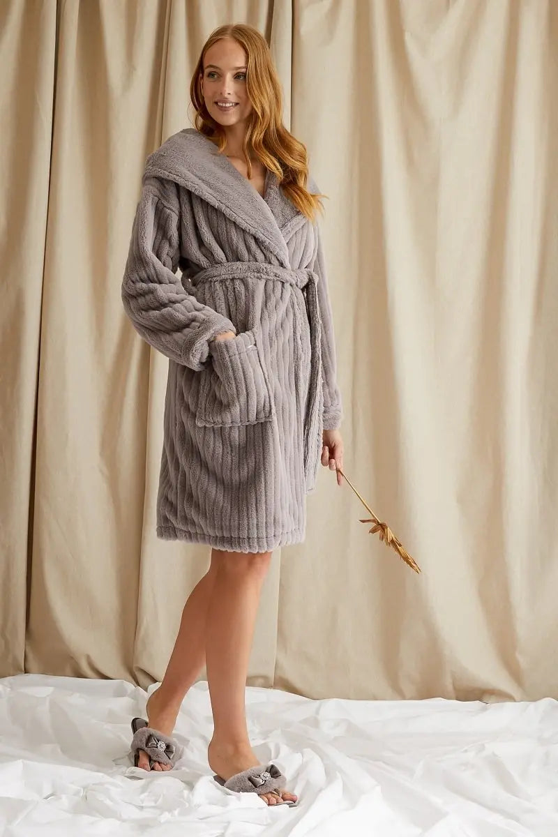 Cloud Robe in Mink – Myza