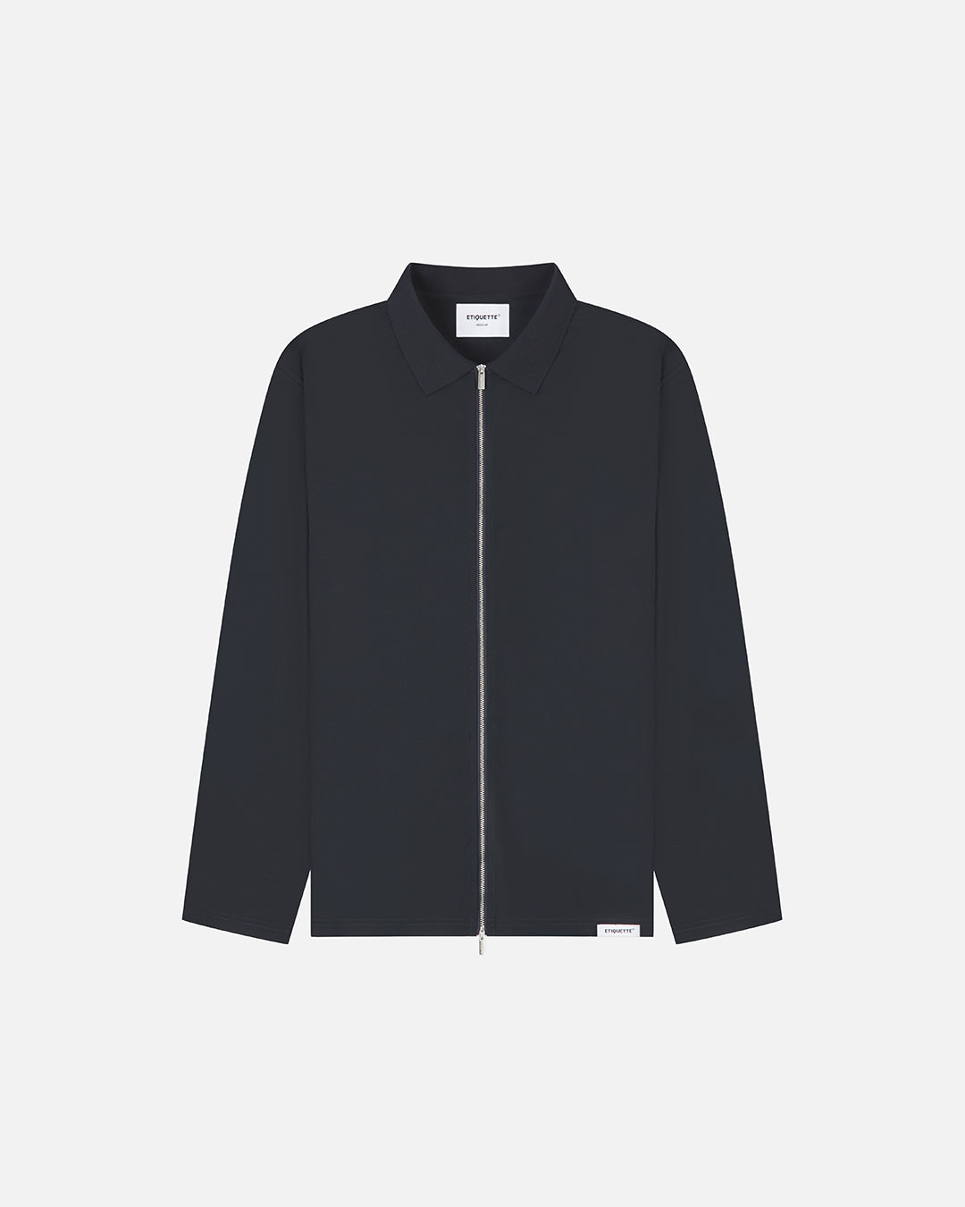 Double Zip Overshirt - Navy – Myza