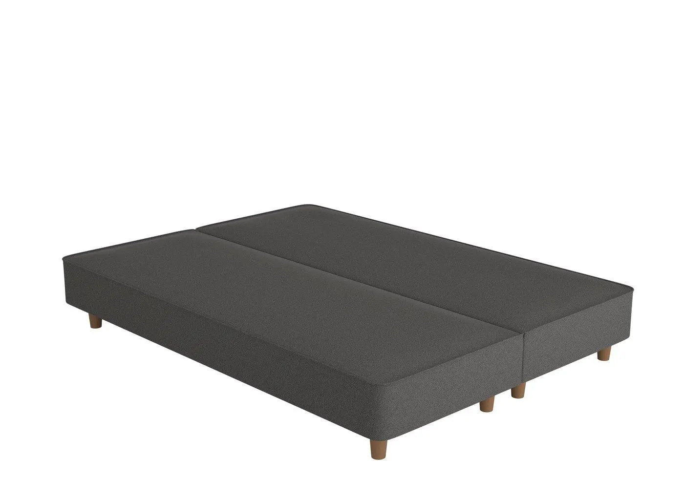 Flaxby Shallow Divan Bed Base - Grey – Myza