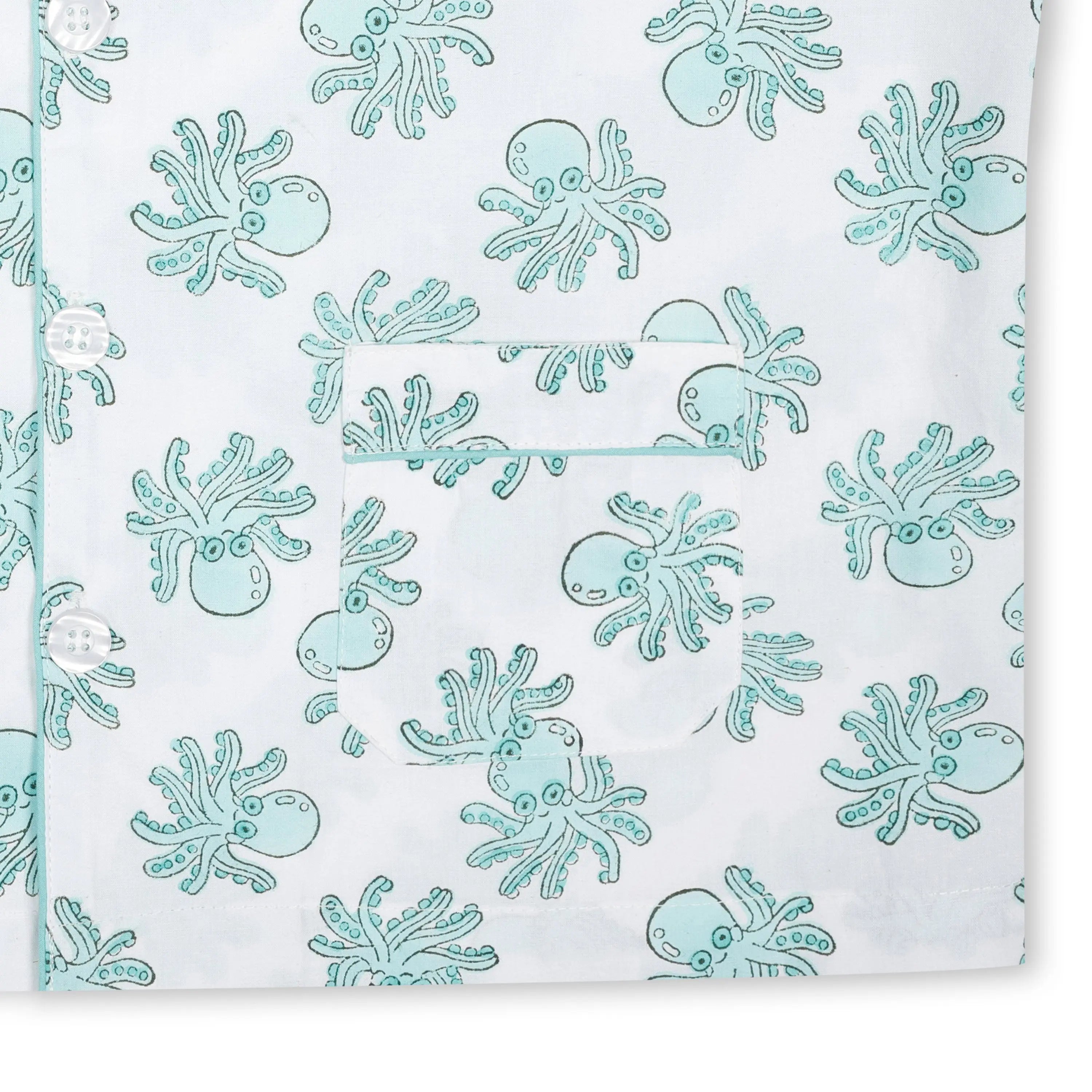 Green Octopus Children's Pyjamas – Myza