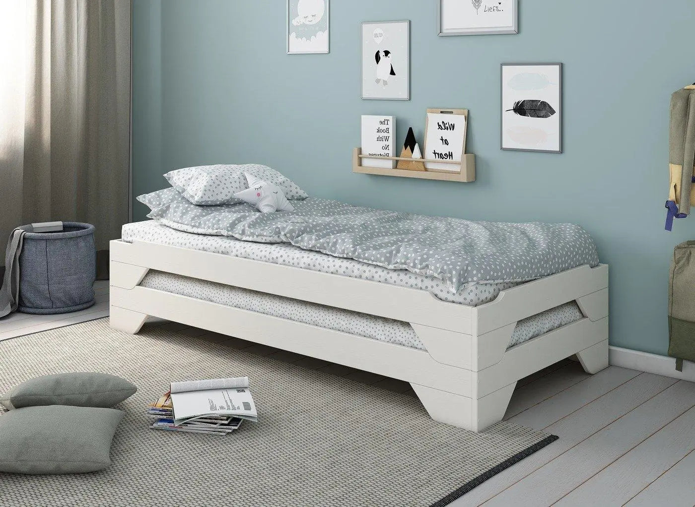 Kyle Stacker bed - White – Myza