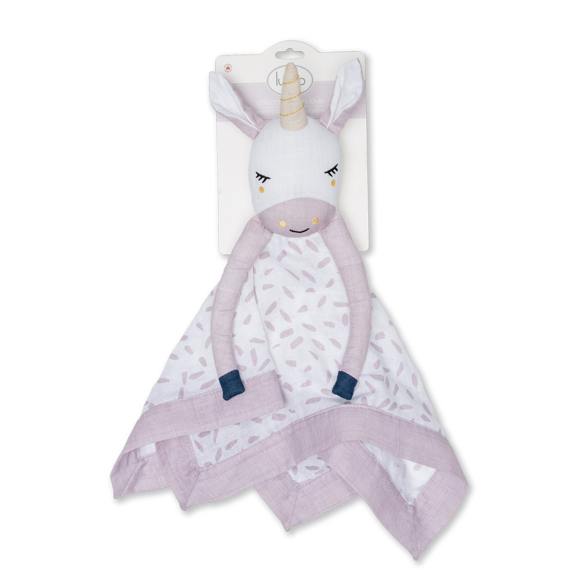 Lulujo - Cotton Muslin Lovie - Unicorn – Myza