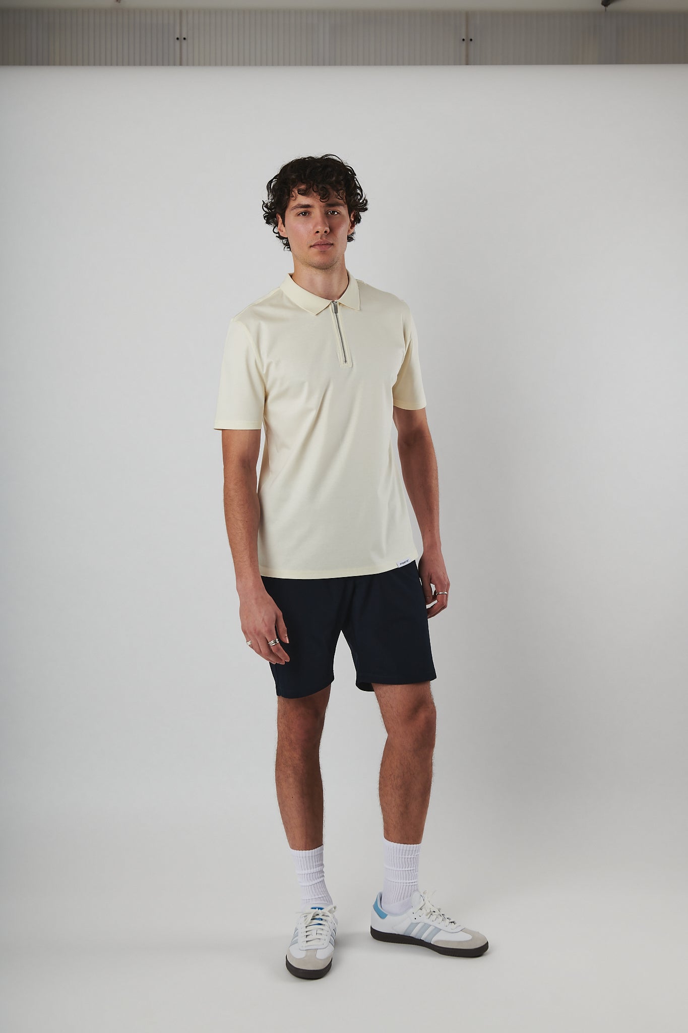 Tailored 4 Way Stretch Short - Navy – Myza