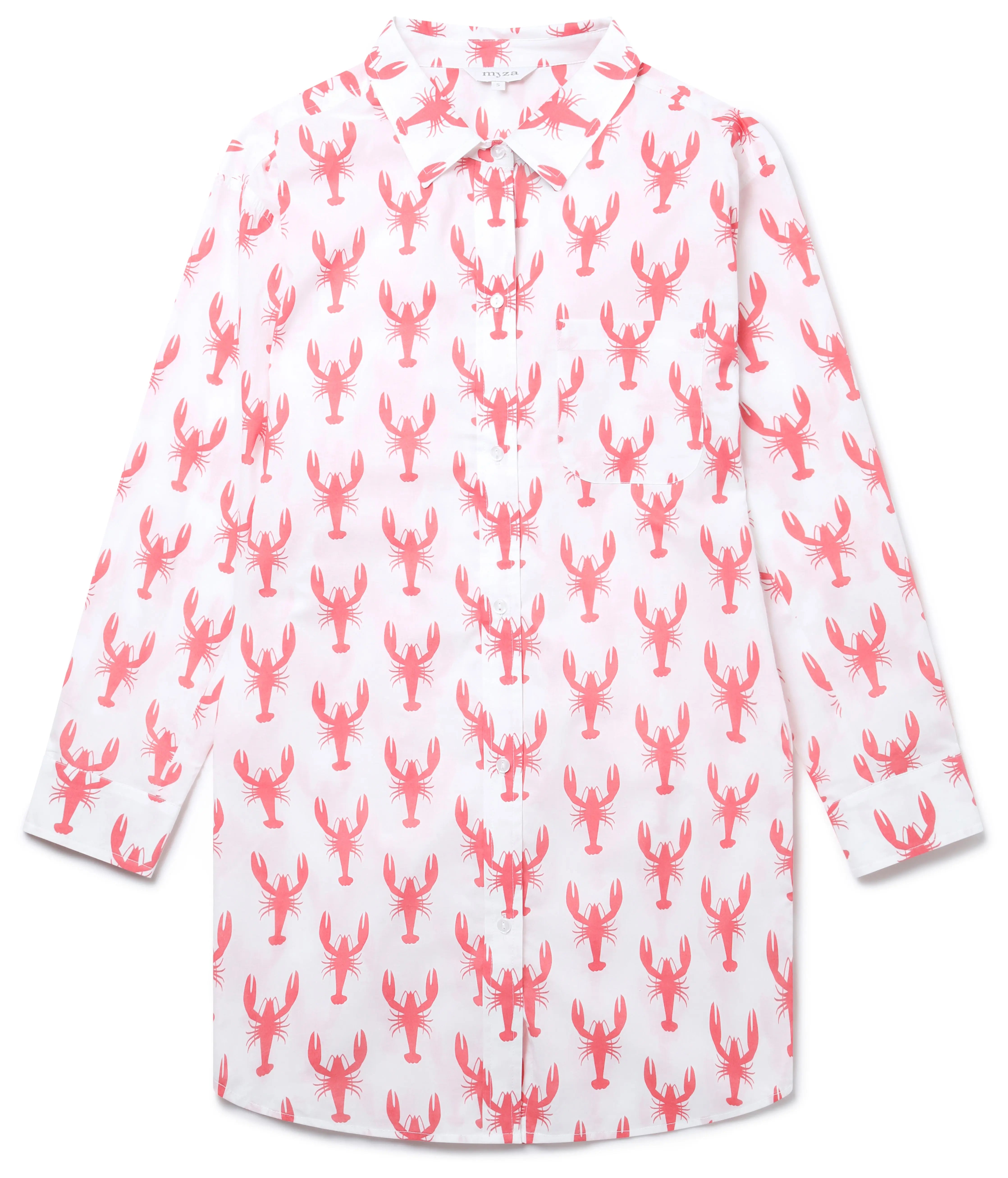 Red Lobster Women's Organic Cotton Nightshirt – Myza