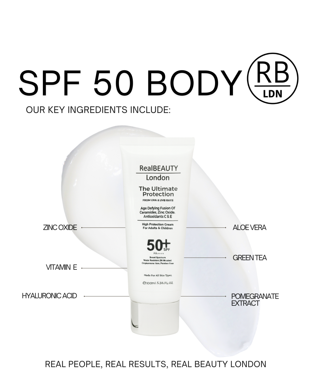 SPF 50 Body Cream – Myza