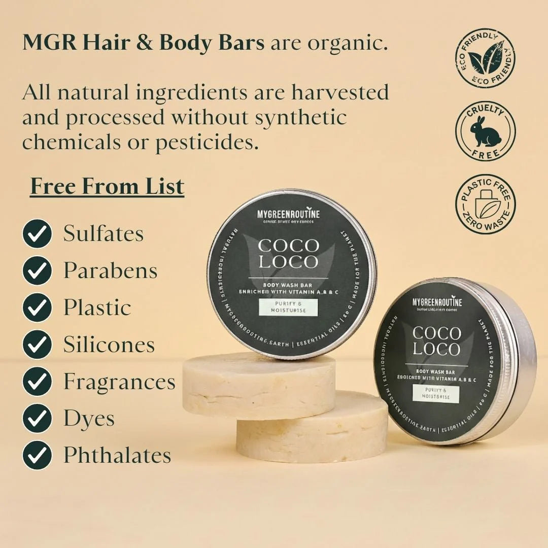 Coconut & Lemon Body Wash Bar – Myza