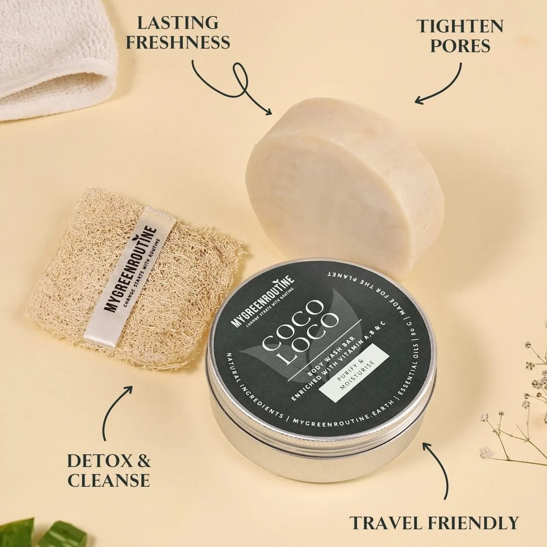 Coconut & Lemon Body Wash Bar – Myza