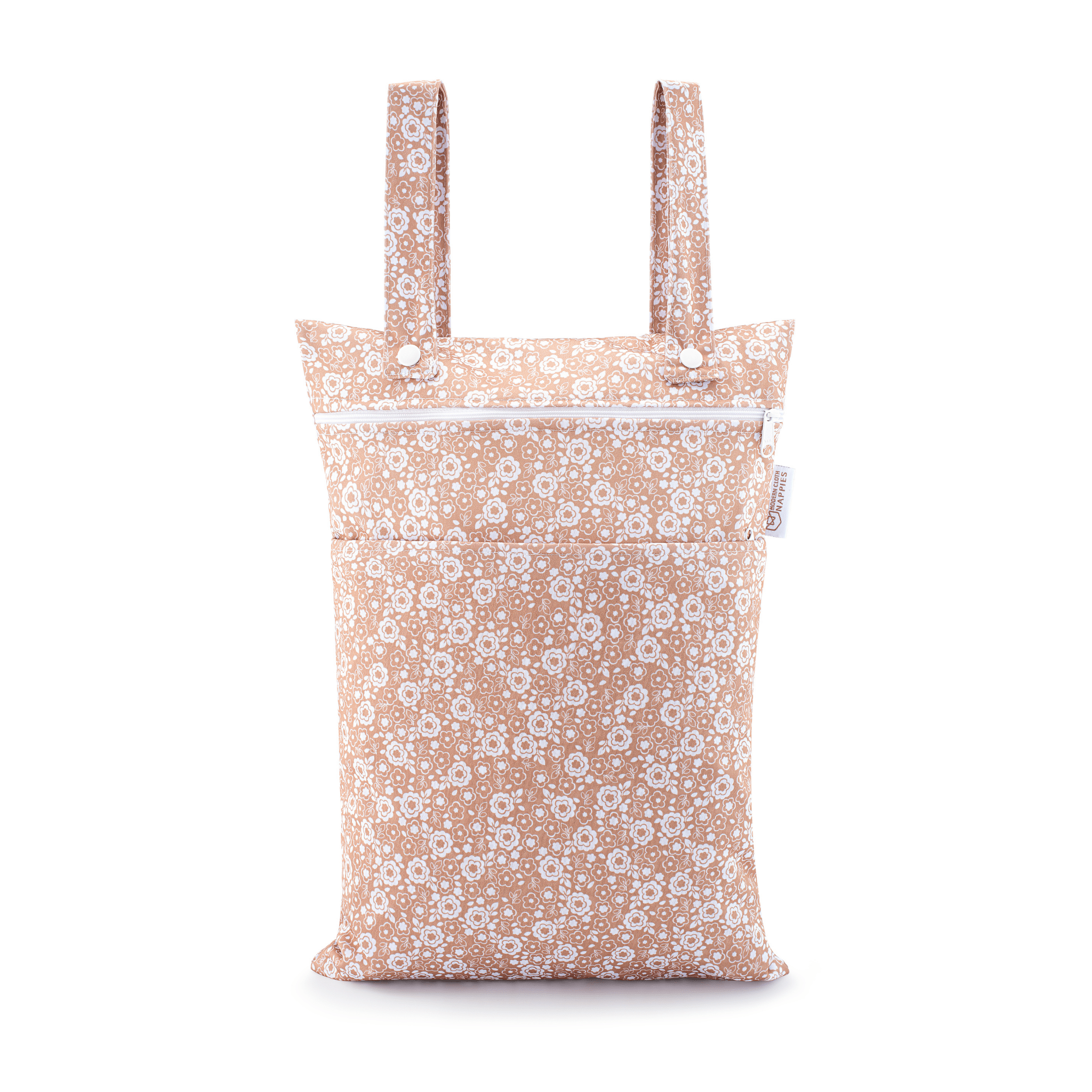 Out & About Double Pocket Nappy Wet Bag - Bloom – Myza