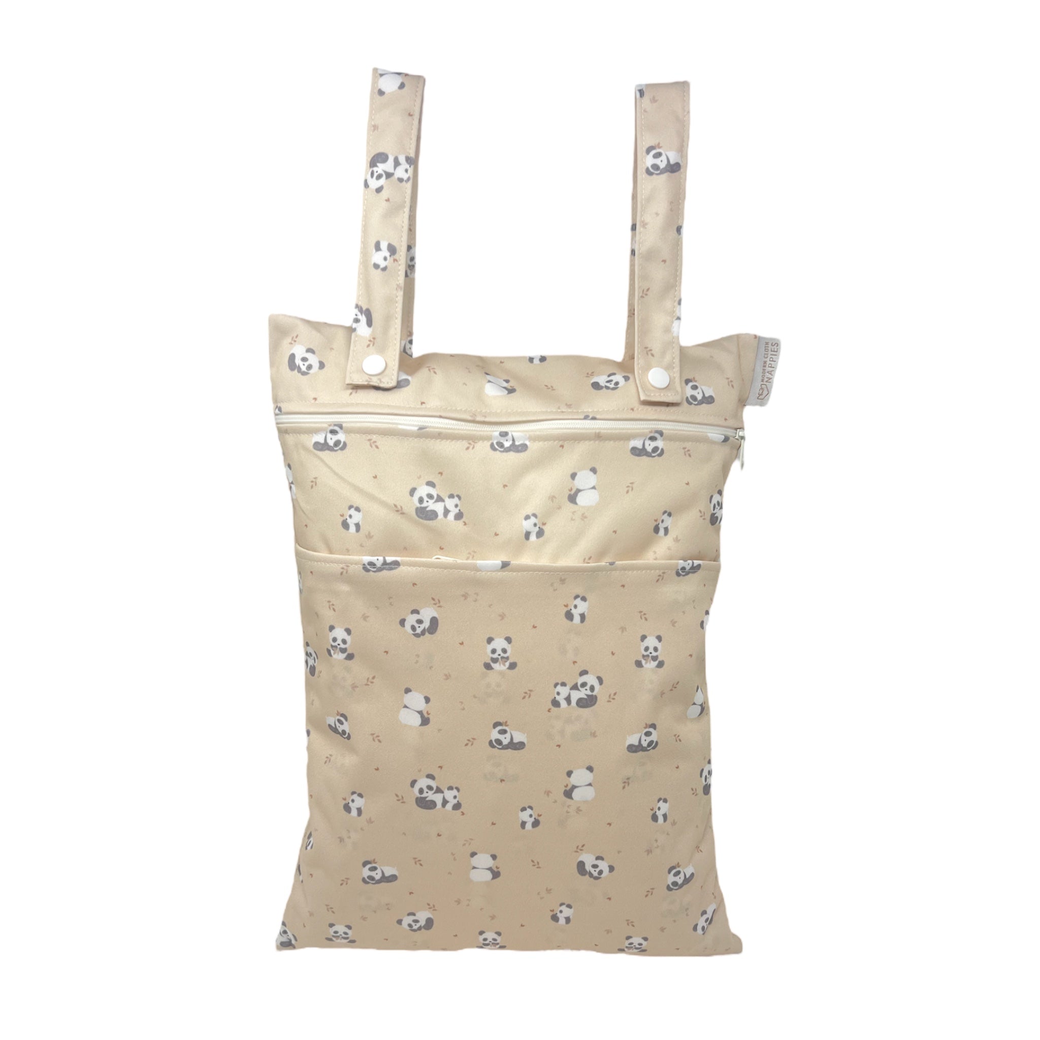 Out & About Double Pocket Nappy Wet Bag - Pandas – Myza