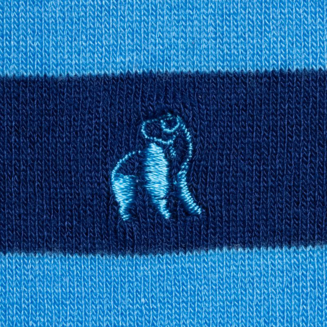 Sky Blue Striped Bamboo Socks – Myza